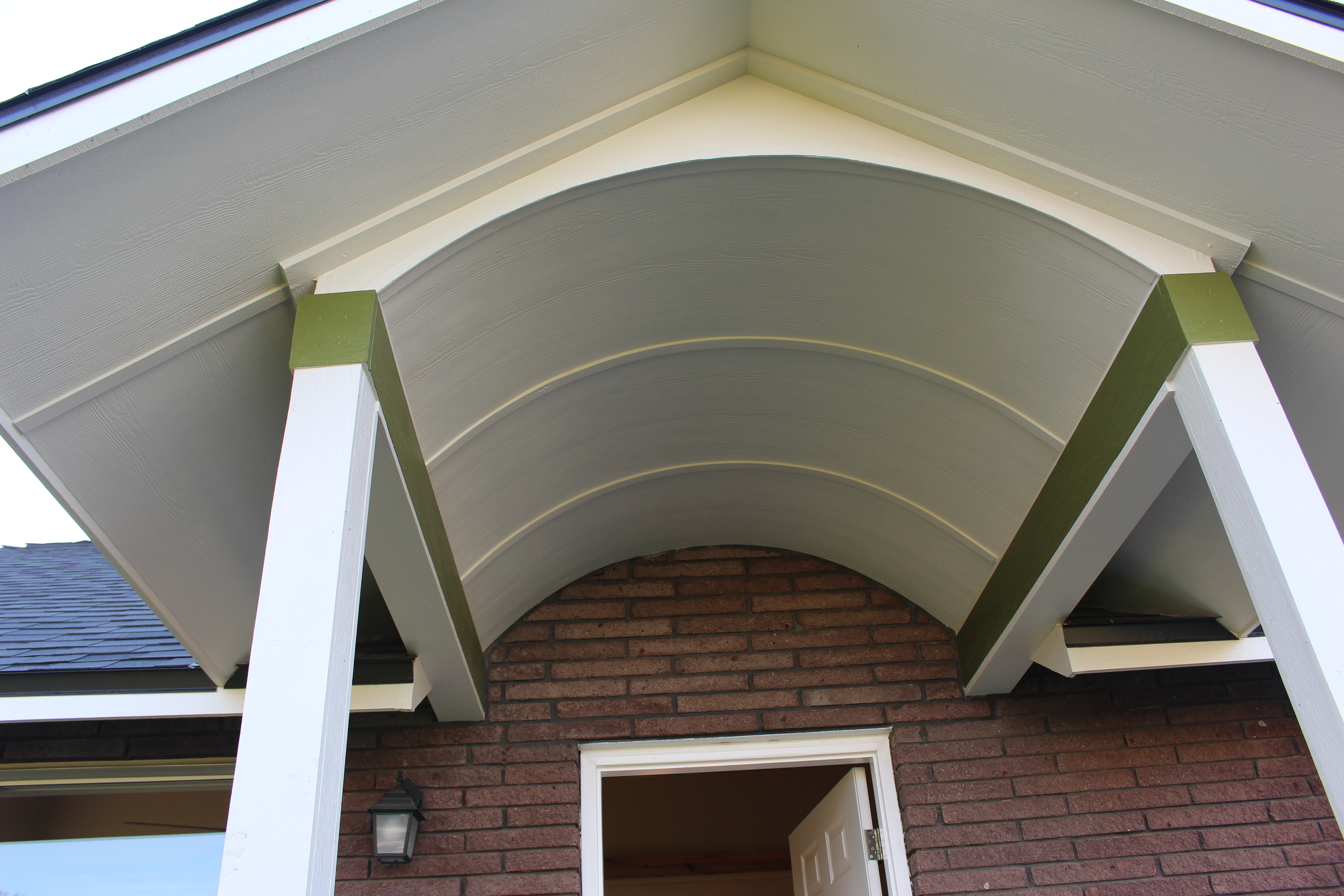 Arched Roof Front Porch