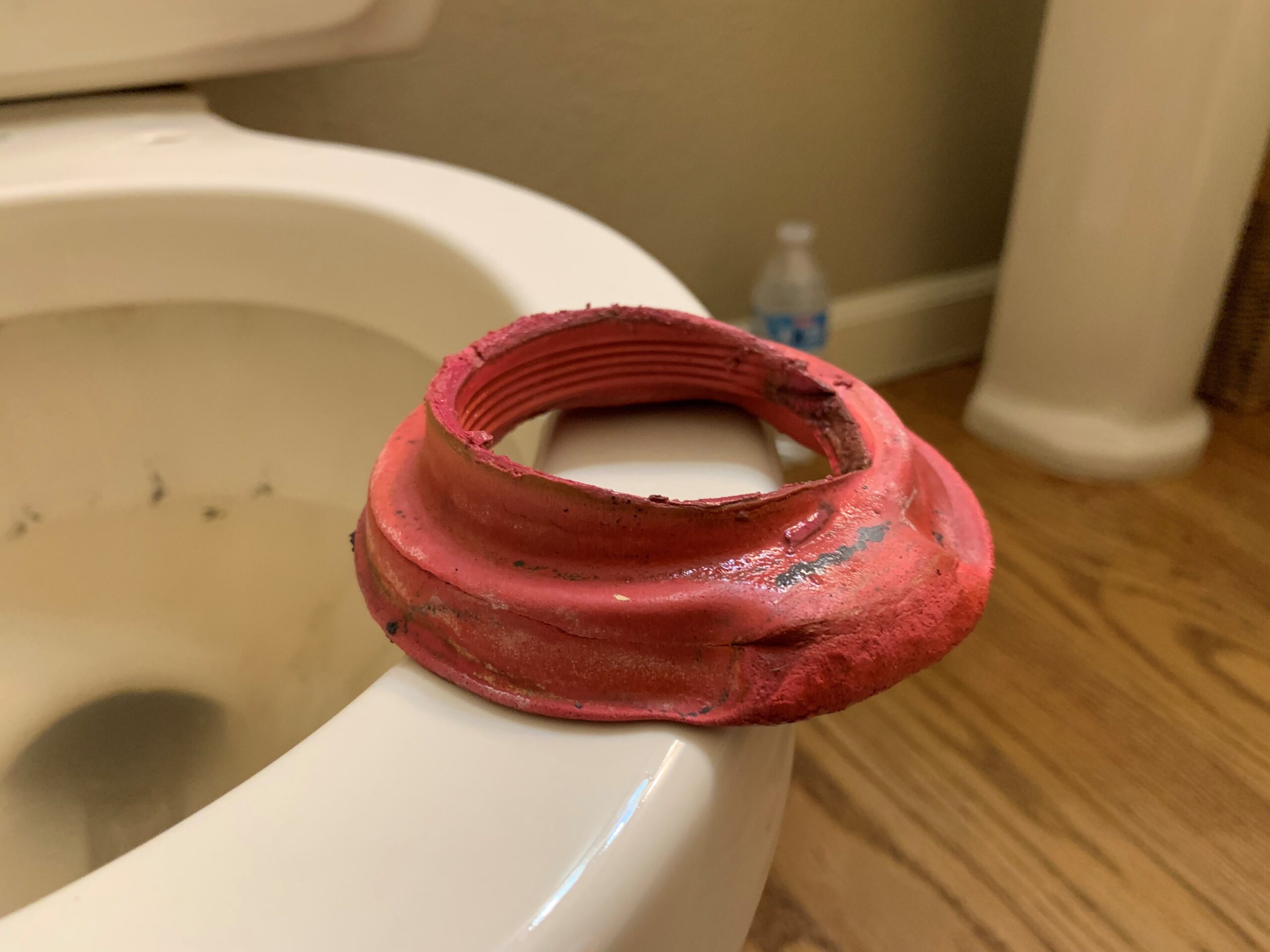 Failed Toilet Tank Seal - Levco Builders LLC. I Boise Idaho